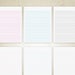Lined Digital Paper Printable Multi-Colors Journal Inserts | Etsy