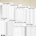Rummy Game Score Sheets, Printable, Digital Download Chart, Gam006 - Etsy