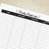 Party Sign-up Printable Form, Classroom Sign In, Christmas Holidays ...