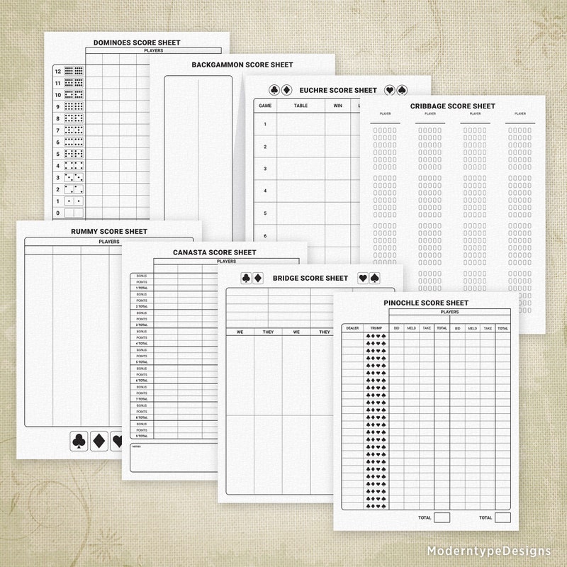 Samba Score Sheet Printable - Etsy