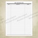 Oil Change Log Printable Form, Car Maintenance Tracker, Mower, Truck ...