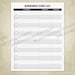 Borrowed Items List Printable, Lending Reminder, Household Supplies ...
