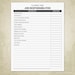 Job Responsibility Checklist Printable, Editable Company Task Log ...