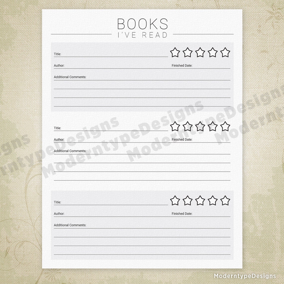 Books I've Read Printable, Books I Want to Read, Ereader List, Book ...