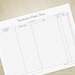 Borrowed Items List Printable, Lending Reminder, Household Supplies ...