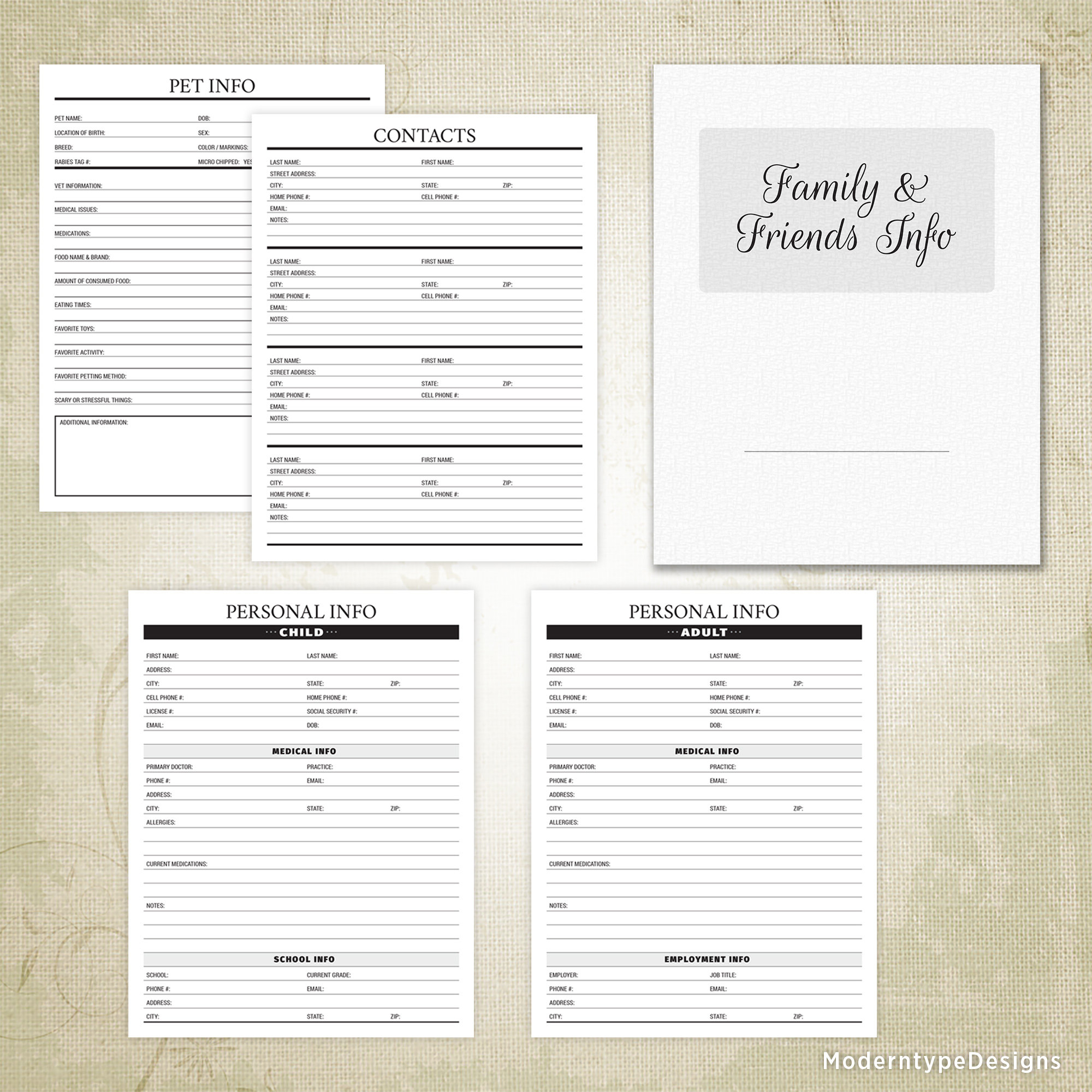 End of Life Planner Kit Printable Advanced Care Event of | Etsy Canada