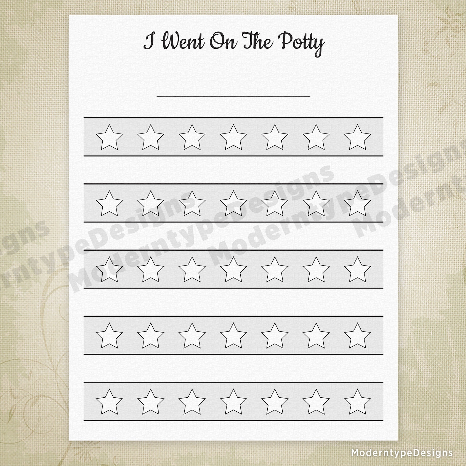 I Went on the Potty Printable Chart, Bathroom Success Tracker, Child ...