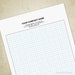 Graph Paper Printable Sheet Drawing Sheet Sketch Pad Grid - Etsy