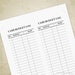 Cash Budget Log Printable, Money Records for Envelope, Daily Petty ...