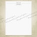 Letterhead Printable With a Simple Design Editable Heading - Etsy