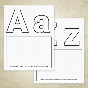 A-Z Alphabet Coloring Pages Printable, Kids Drawing Worksheets ...