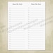 Items We Need 2UP Printable, Grocery List, Shopping Log, Wish List ...