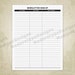 Newsletter Sign up Printable Form, Email List Sheet, Customer Signup ...