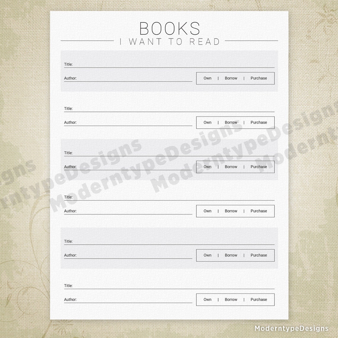 Books I've Read Printable, Books I Want to Read, Ereader List, Book ...