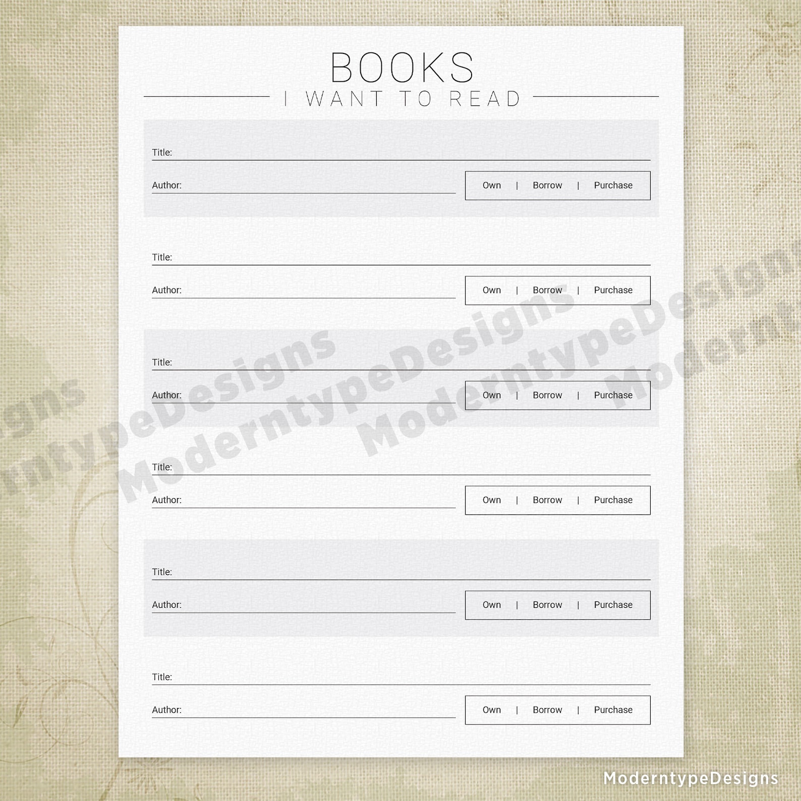 Books I've Read Printable, Books I Want to Read, Ereader List, Book ...