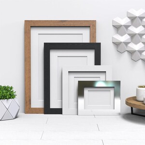 Excel Range Photo Picture Poster Frames With White Mount Large Square ...