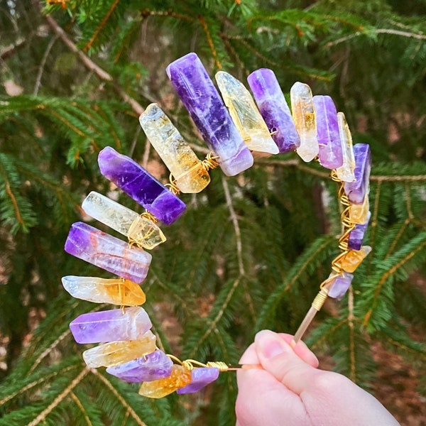 Amethyst Crown - Etsy