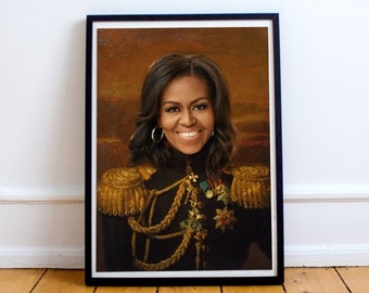 Michelle Obama Poster, Michelle Obama Print, Inspirational Women USA ...