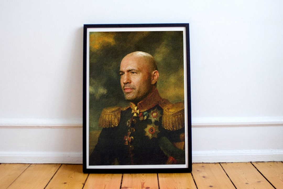 Joe Rogan Poster, Comedian, Podcast, Classical Painting as General ...