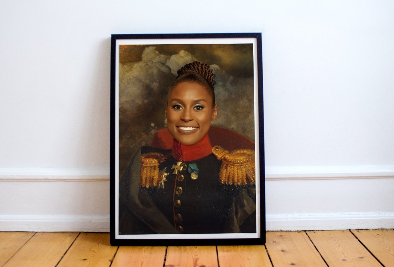 Issa Rae Poster Classical Painting Regal art General | Etsy