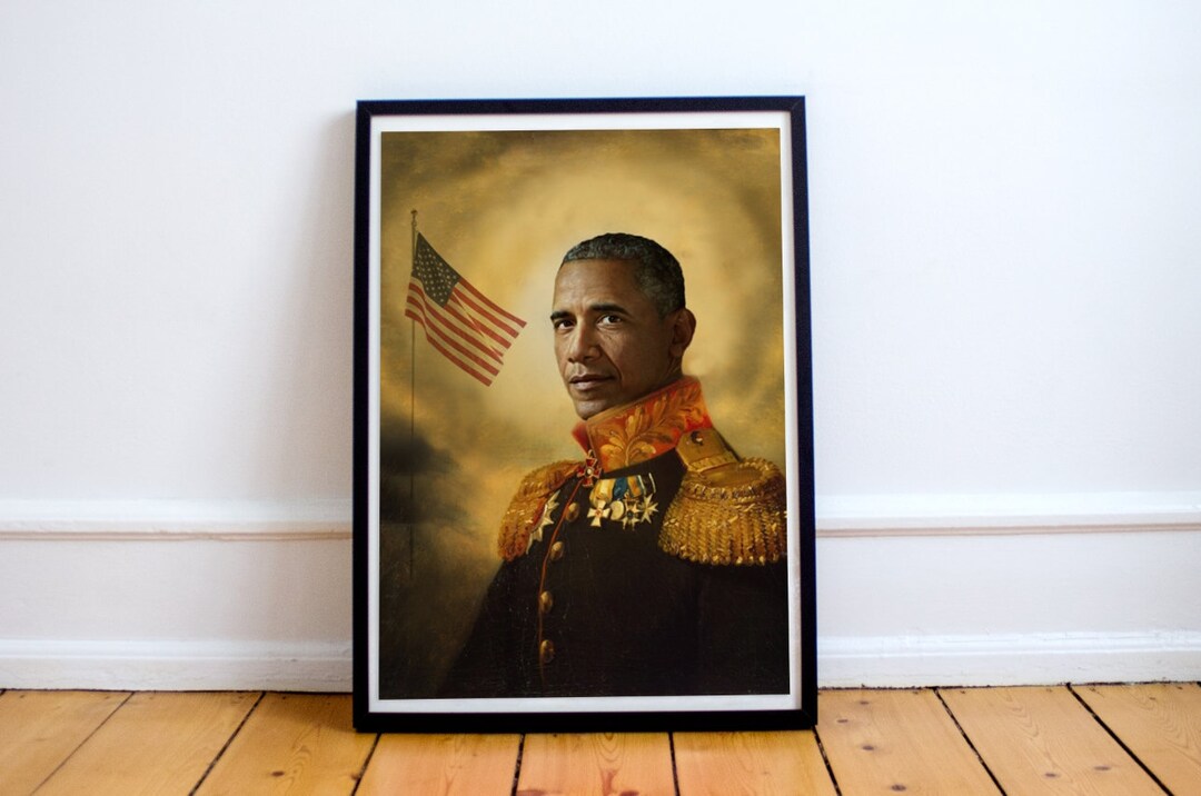 Barack Obama Poster, Classical Painting, Regal Art, General, President ...