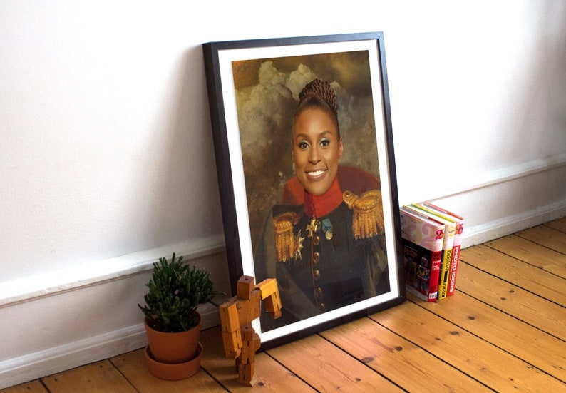 Issa Rae Poster Classical Painting Regal Art General | Etsy