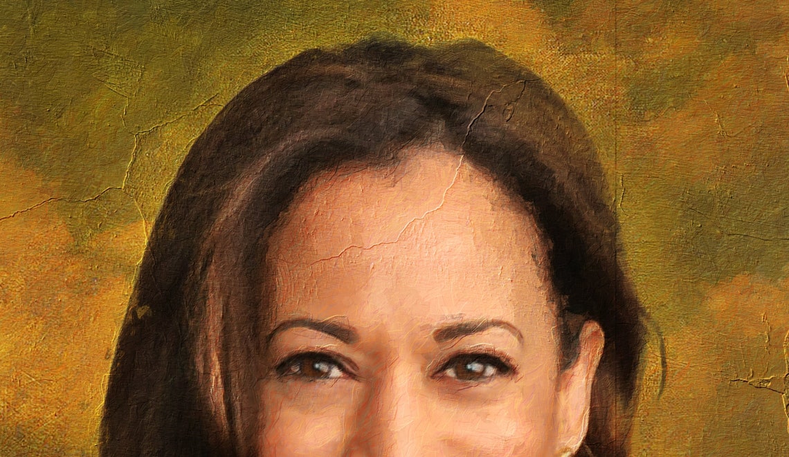 Kamala Harris Poster Classical Painting Regal Art General - Etsy