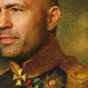 Joe Rogan Poster, Comedian, Podcast, Classical Painting as General ...