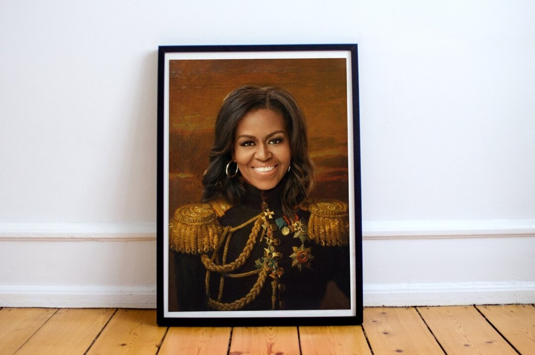 Michelle Obama Poster, Classical Painting, Regal Art, General, First ...