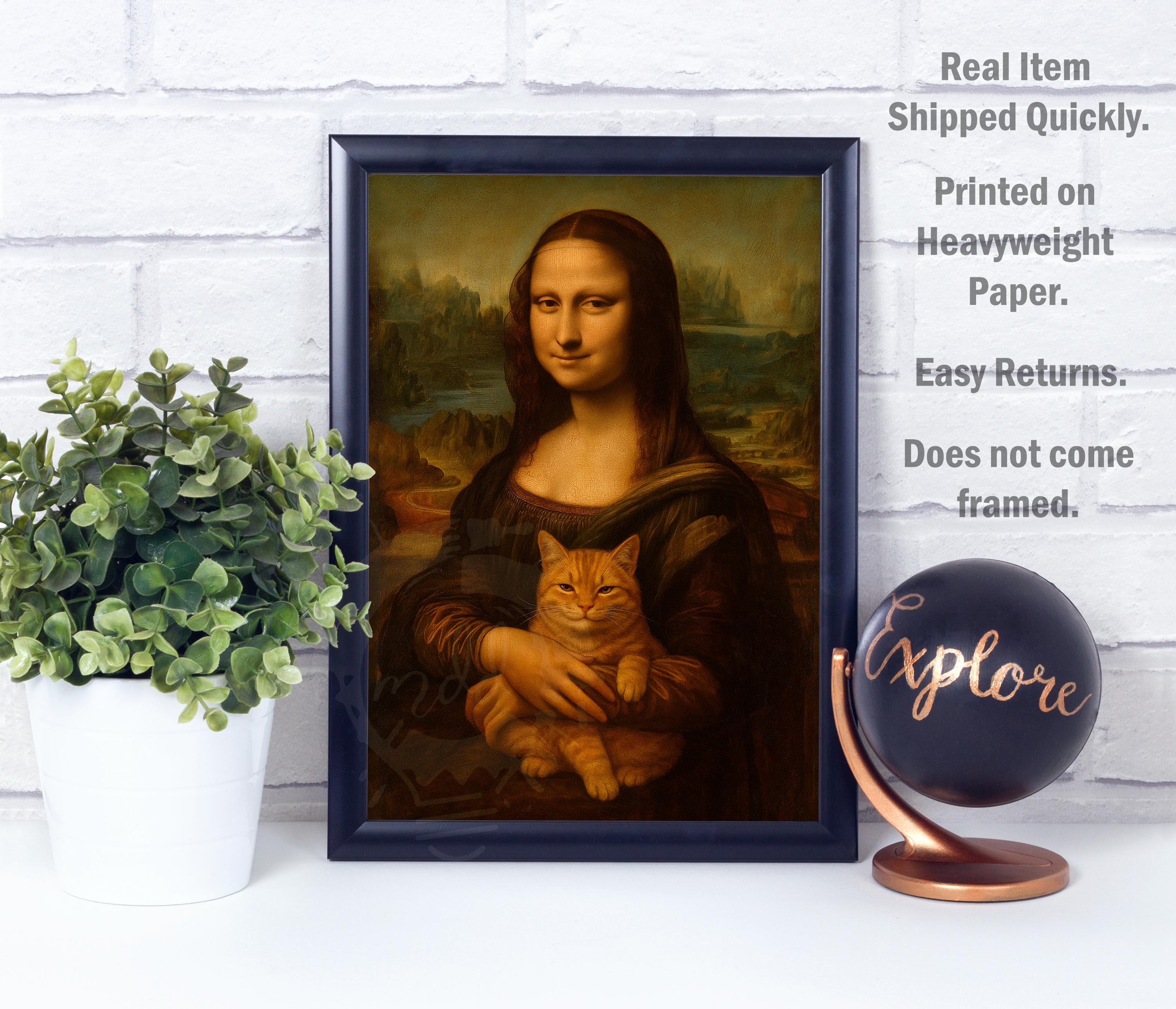 Custom Mona Lisa Portrait From Photo, Famous Historical Portrait, Wall ...