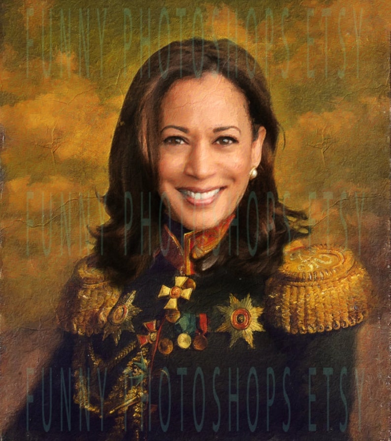 Kamala Harris Poster Classical Painting Regal Art General - Etsy