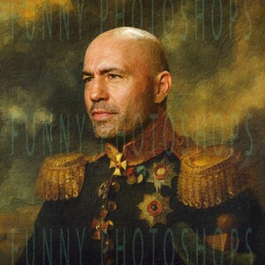 Joe Rogan Poster, Comedian, Podcast, Classical Painting as General ...