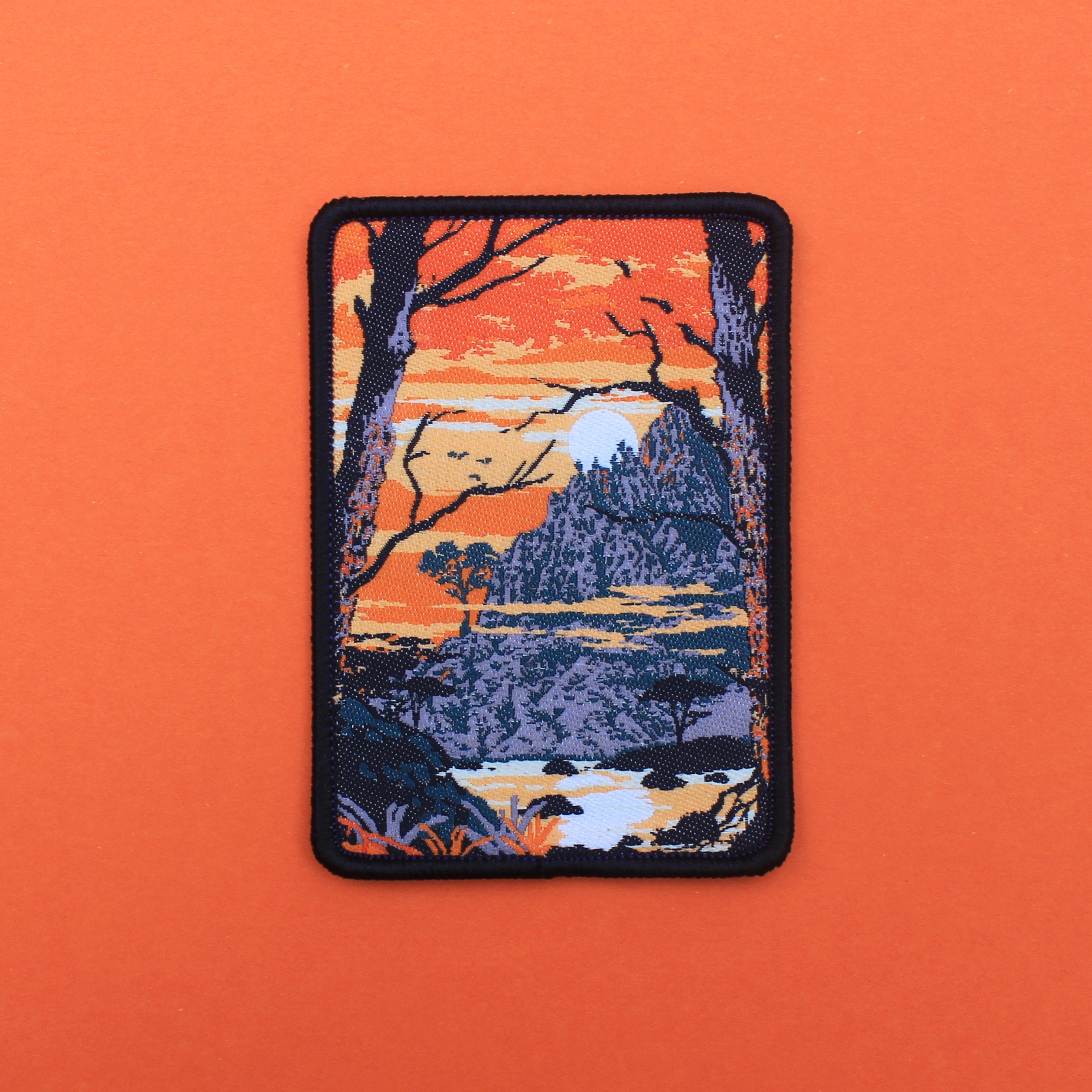 Tropic Woven Landscape Wanderlust Patch Sunrise Patch - Etsy