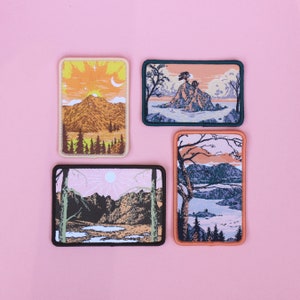 Landscape Patches Seconds Sale Wanderlust Mountain Nature Patch - Etsy