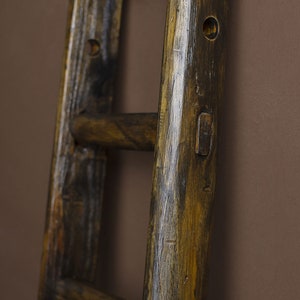 Wood Ladder With "old Factory" Finishing (sign of Ageing) - Etsy