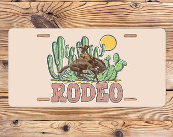 Rodeo License Plate - Etsy
