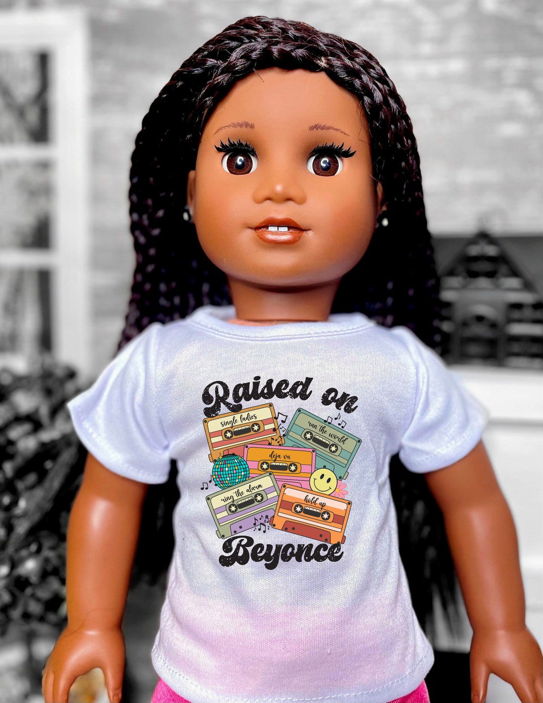 Cassette Female Singer Inspired Graphic Tee for 18 Inch Dolls - Etsy