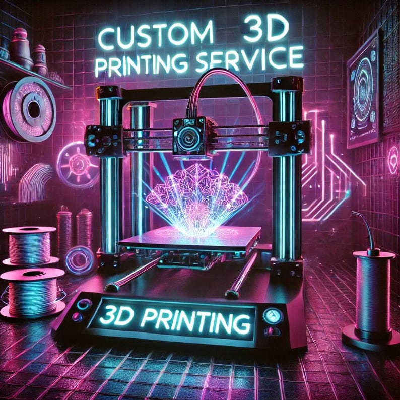 Custom Single or Multicolor 3D Printing Service | Message Us Before ...