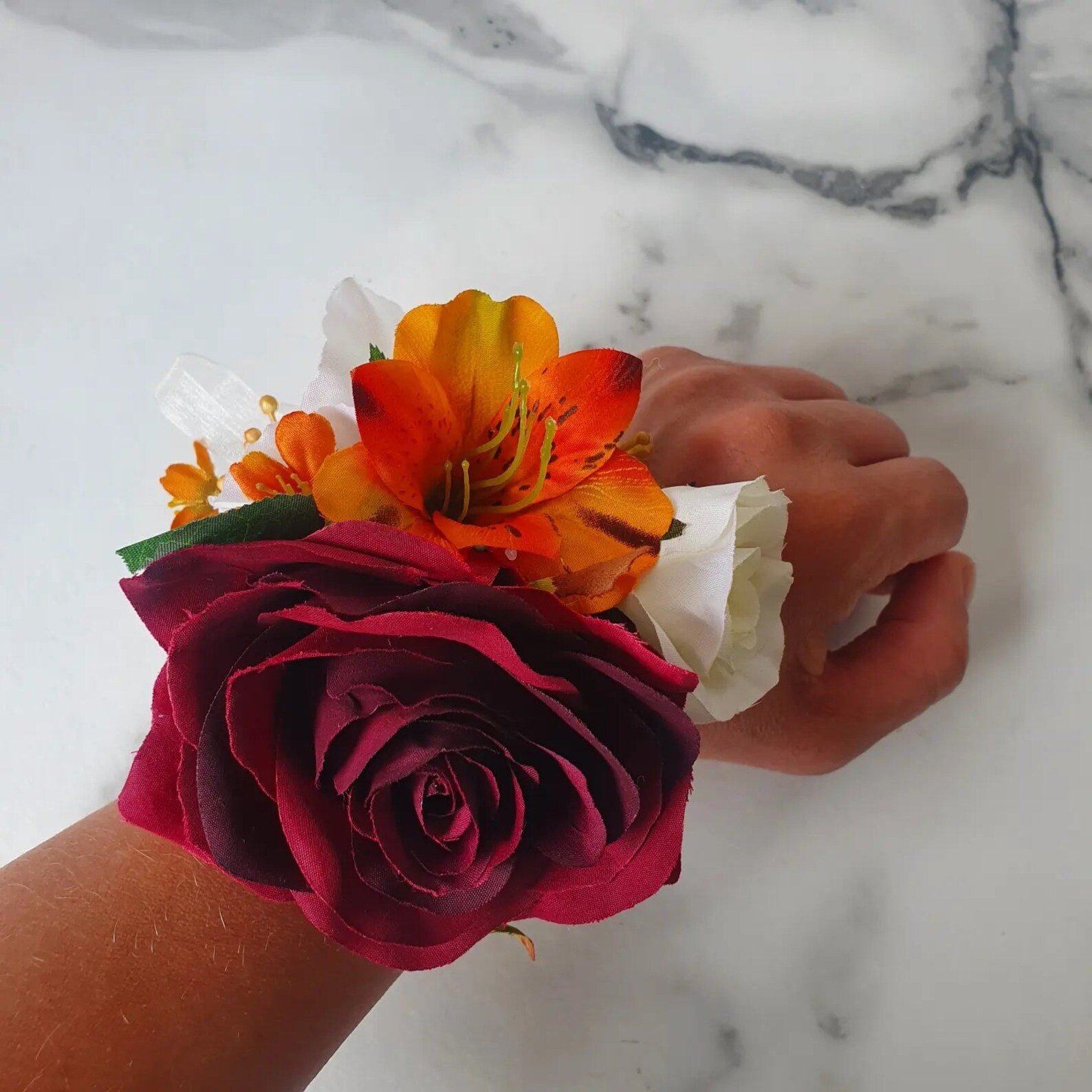 Burnt Orange Bouquet, Wedding Bouquet and Buttonholes, Autumn Wedding ...