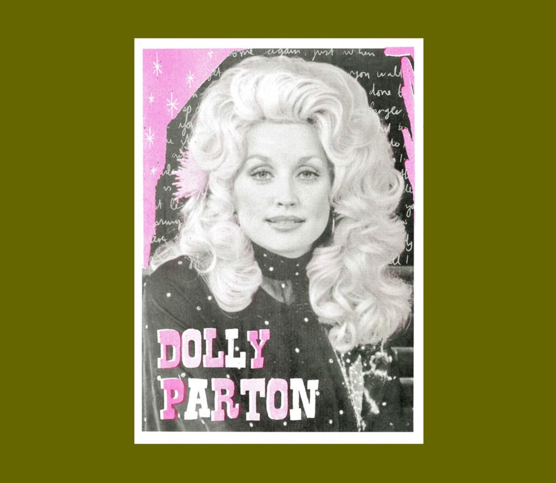 Dolly Parton A3 Riso Poster - Etsy UK
