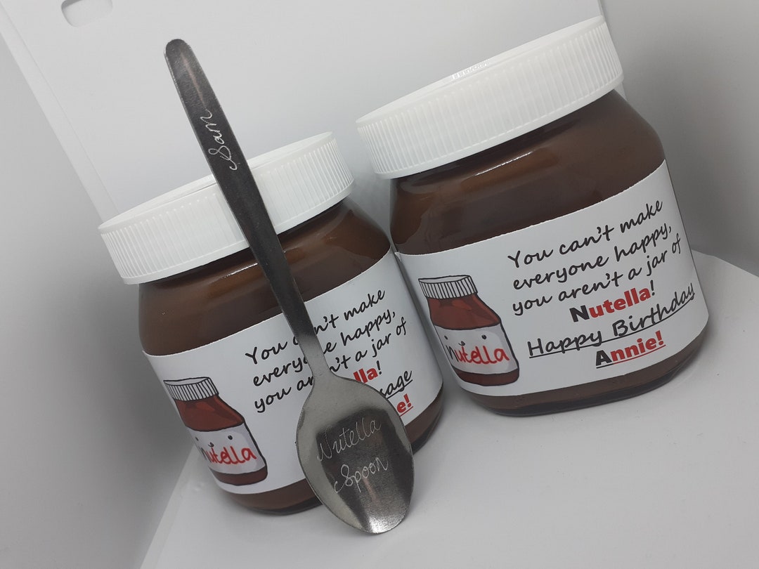 Wunderschne Nutella Lffel Personalisiert Ebenbild