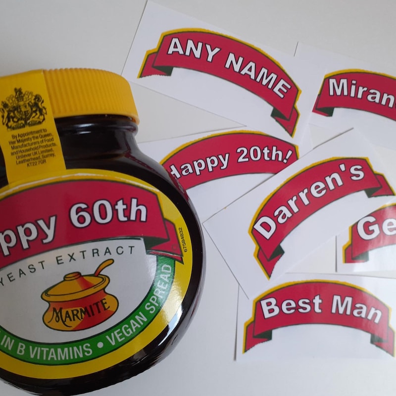 Personalised Marmite - Etsy UK