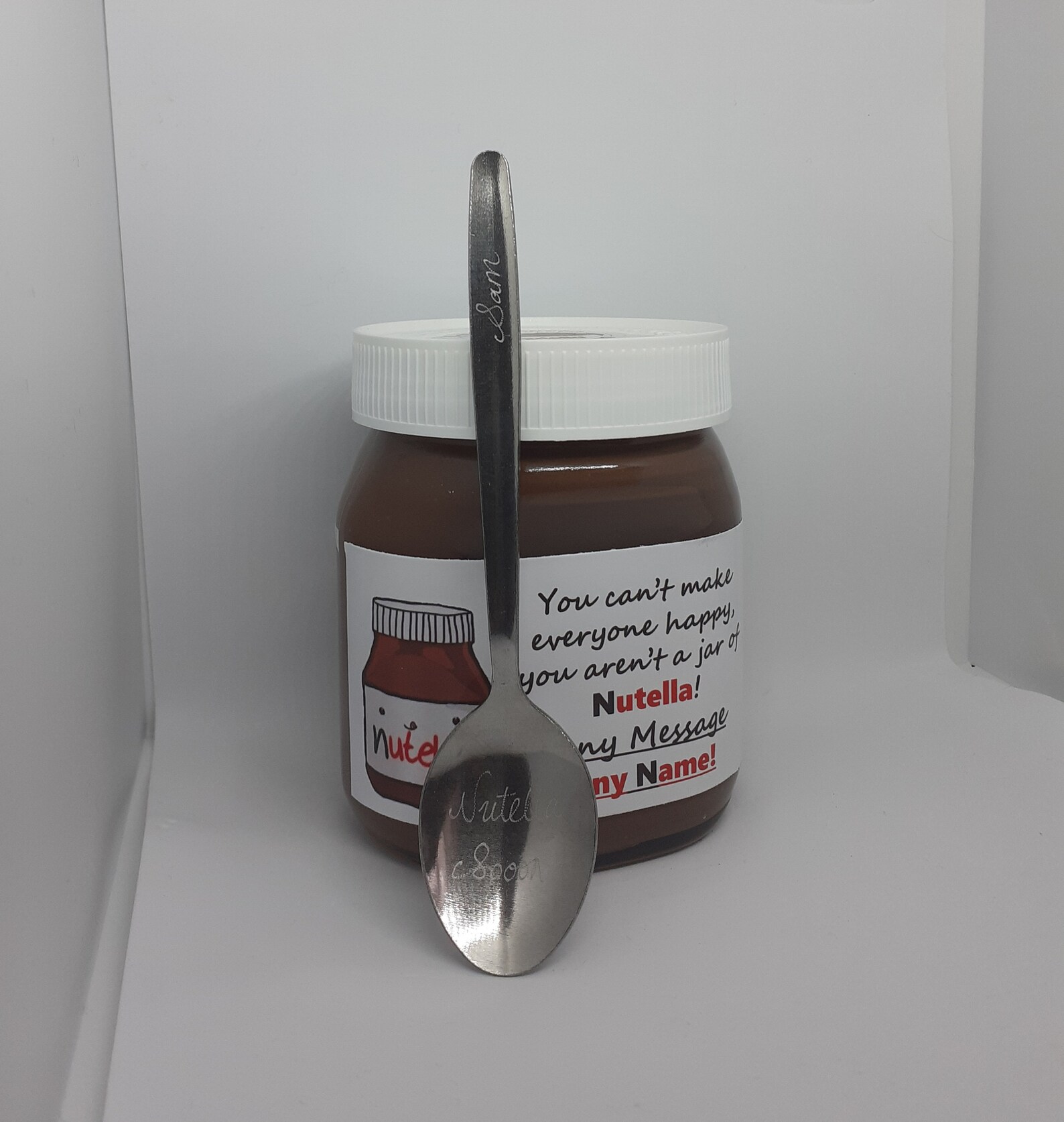 Wunderschne Nutella Lffel Personalisiert Ebenbild