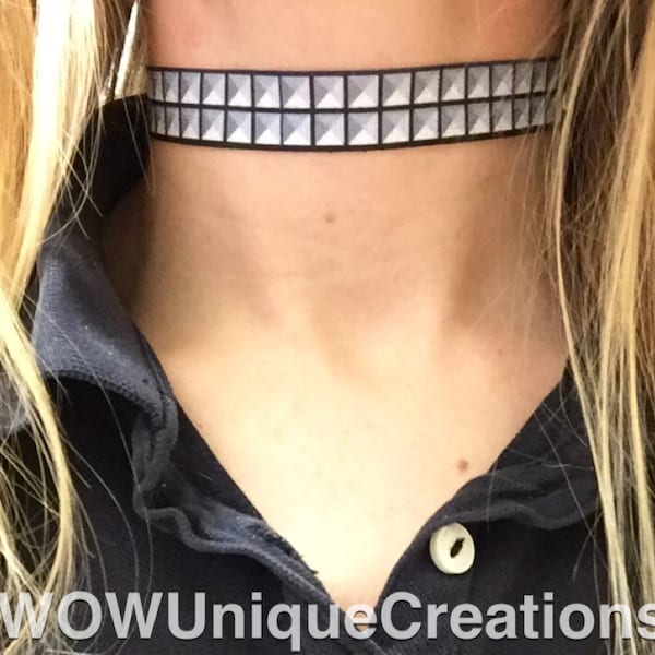 Studded Choker - Etsy