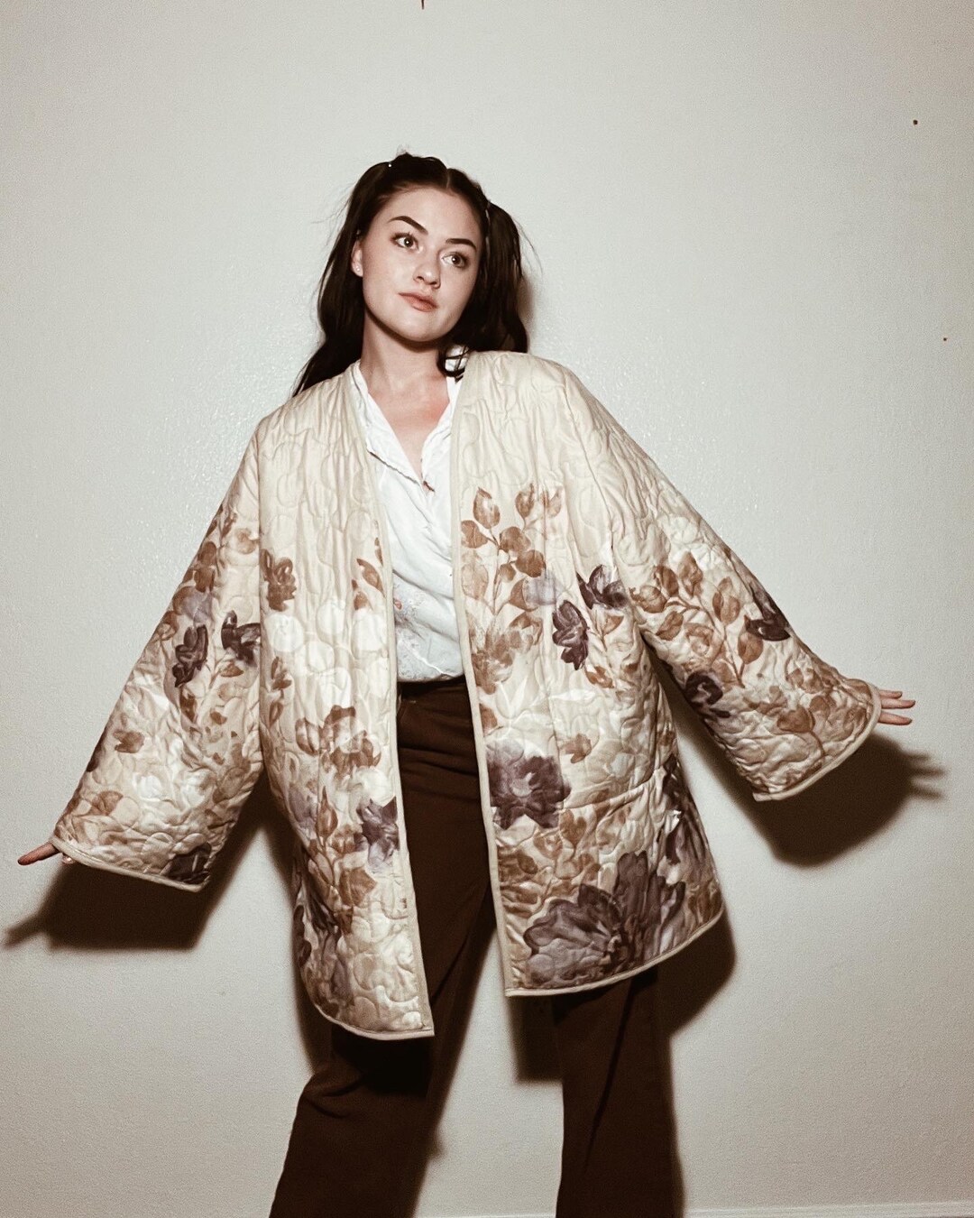 Purple Rain Homemade Quilted Coat / Cupcakes Coats - Etsy