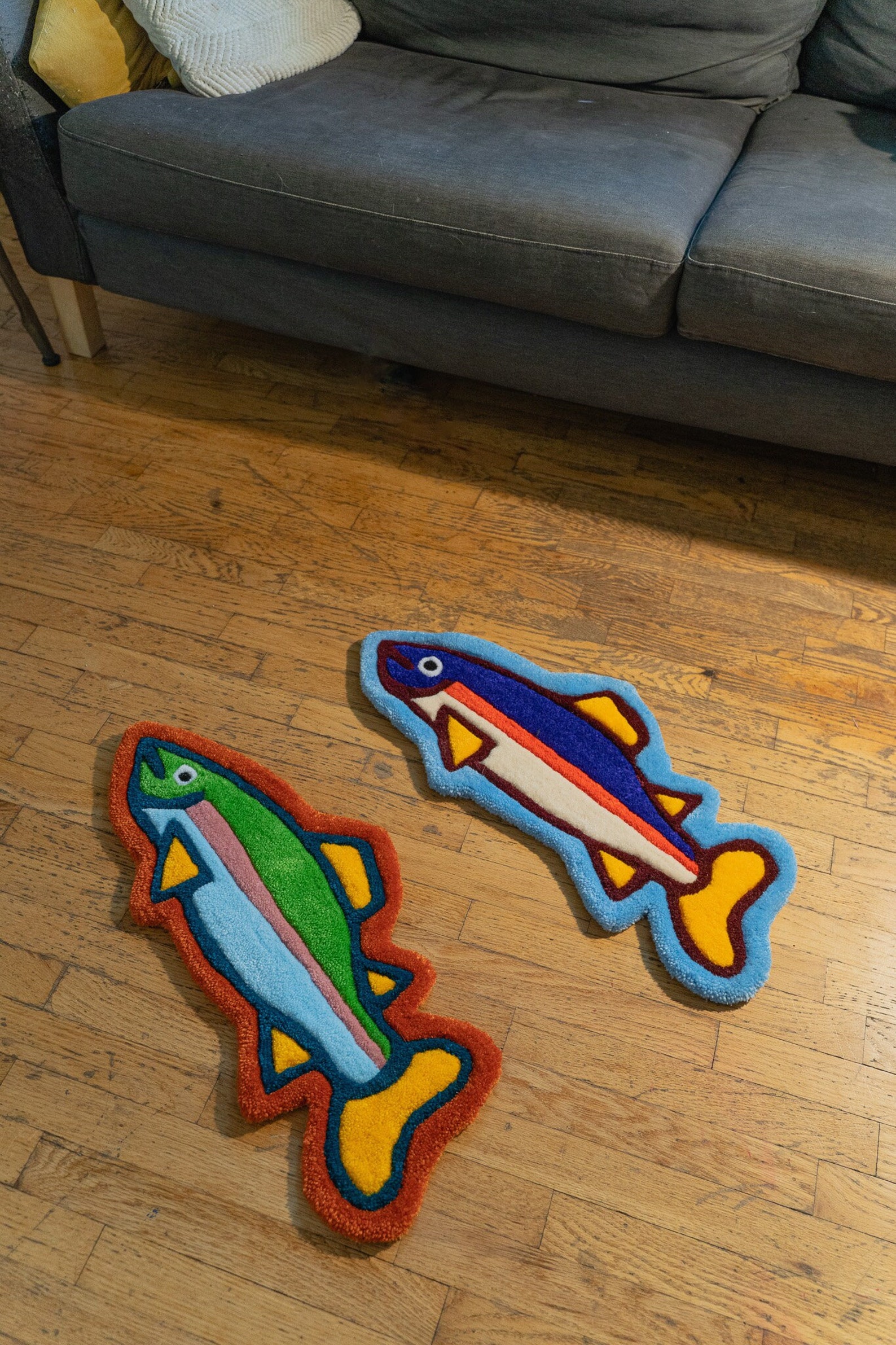 Trout Fish Tufted Rug or Wall Decor ONLY ONE per Sale - Etsy