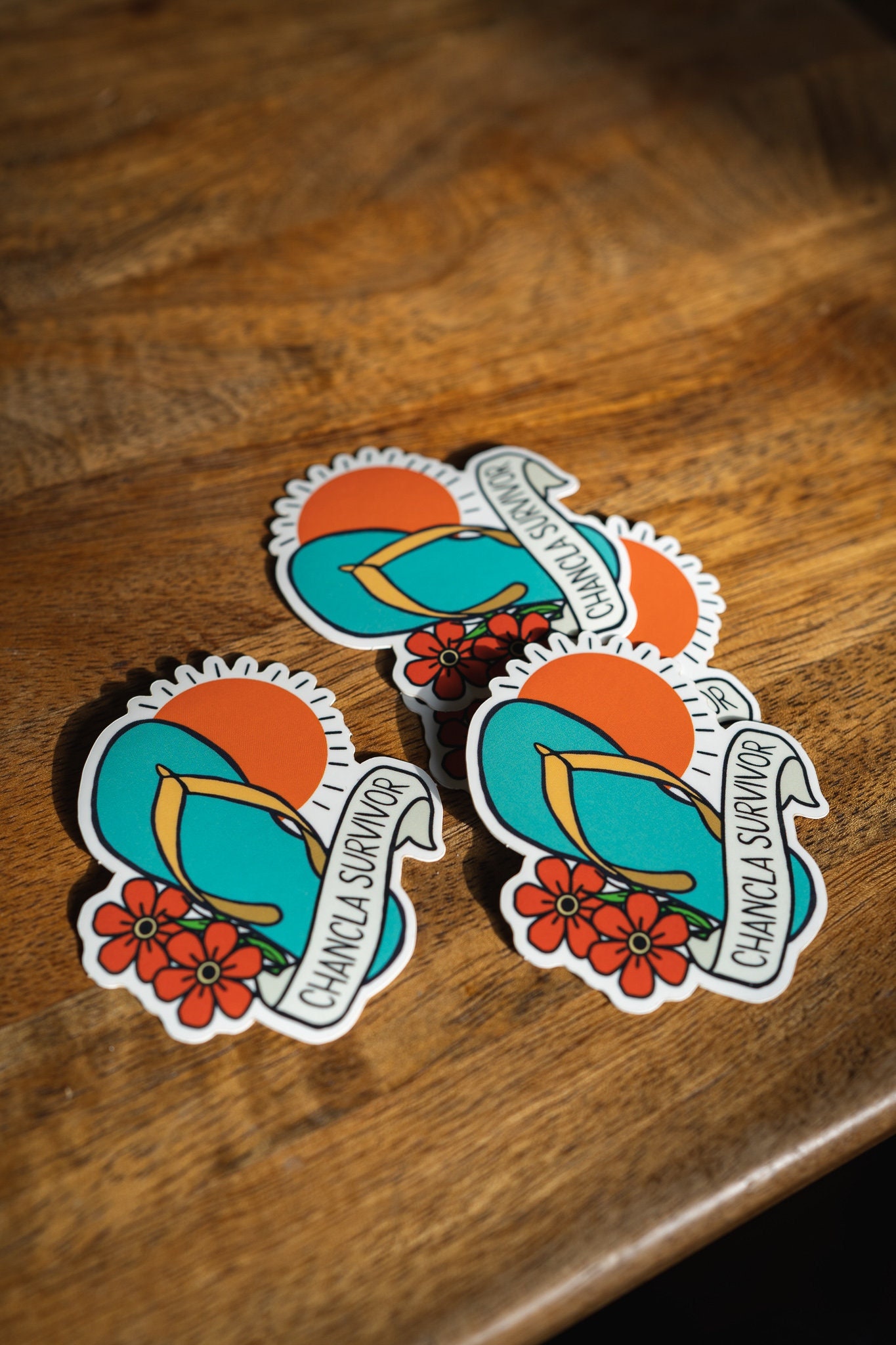 Chancla Survivor Matte Sticker - Etsy