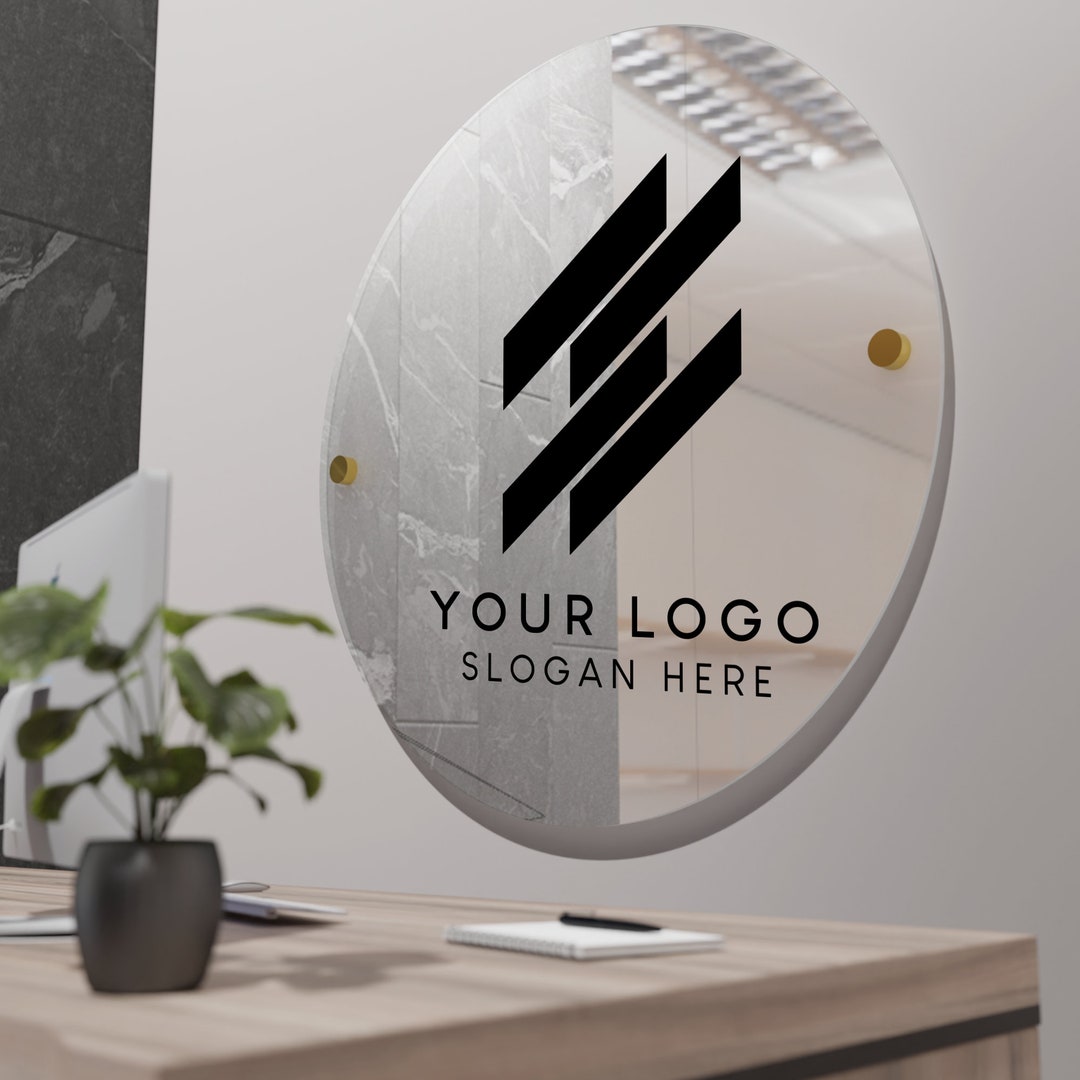 Personalized Acrylic Business Sign Custom Acrylic Sign Custom Business ...