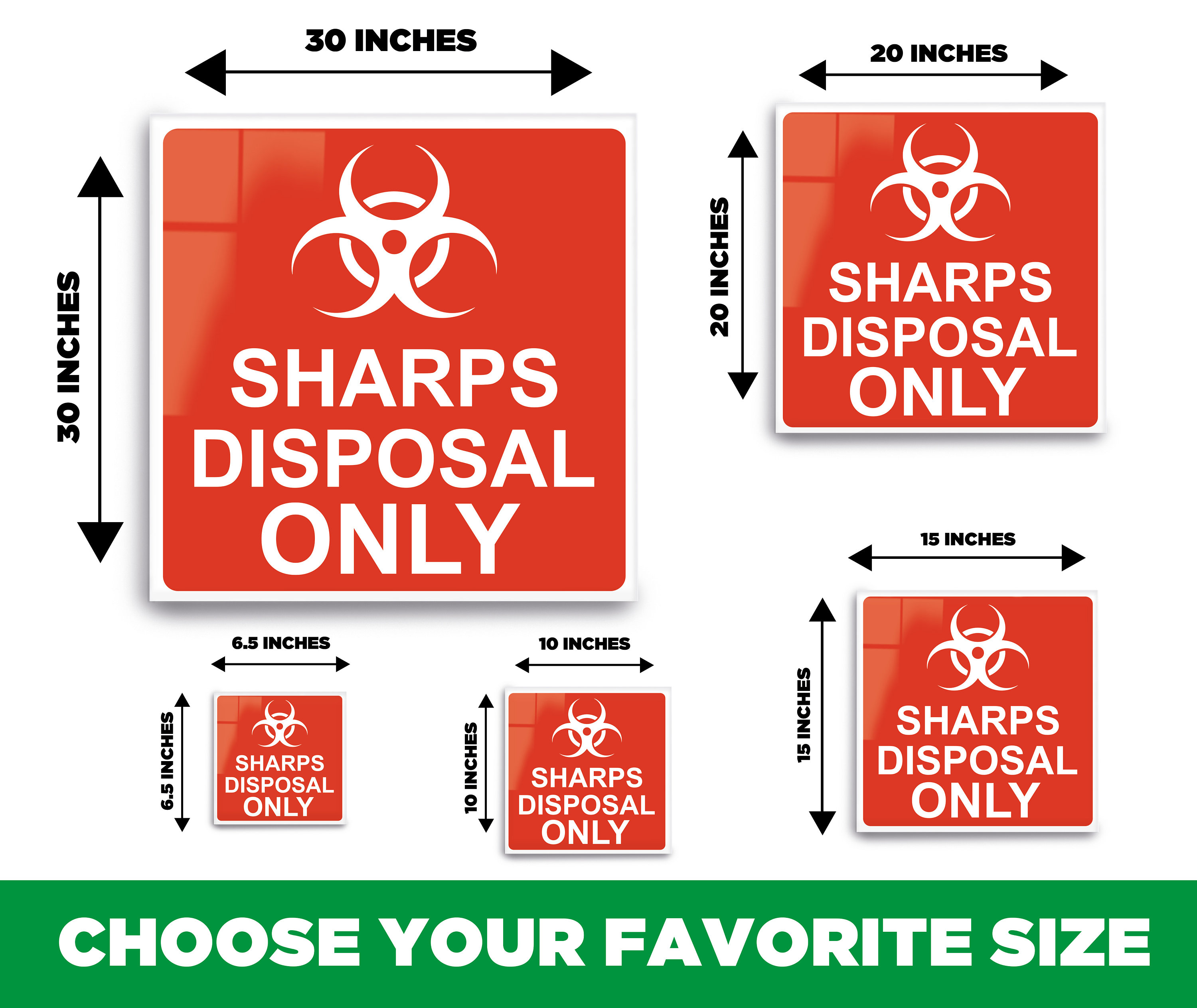 Sharps Container Label