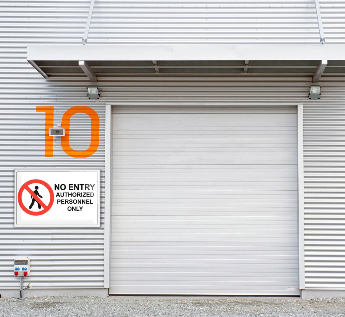 Safety Sign Horizontal: No Entry Warning Signs Prohibition - Etsy